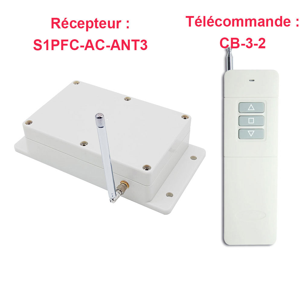 Kit de radiocommande avant et arrière pour moteur 230V AC – Magasin d ...